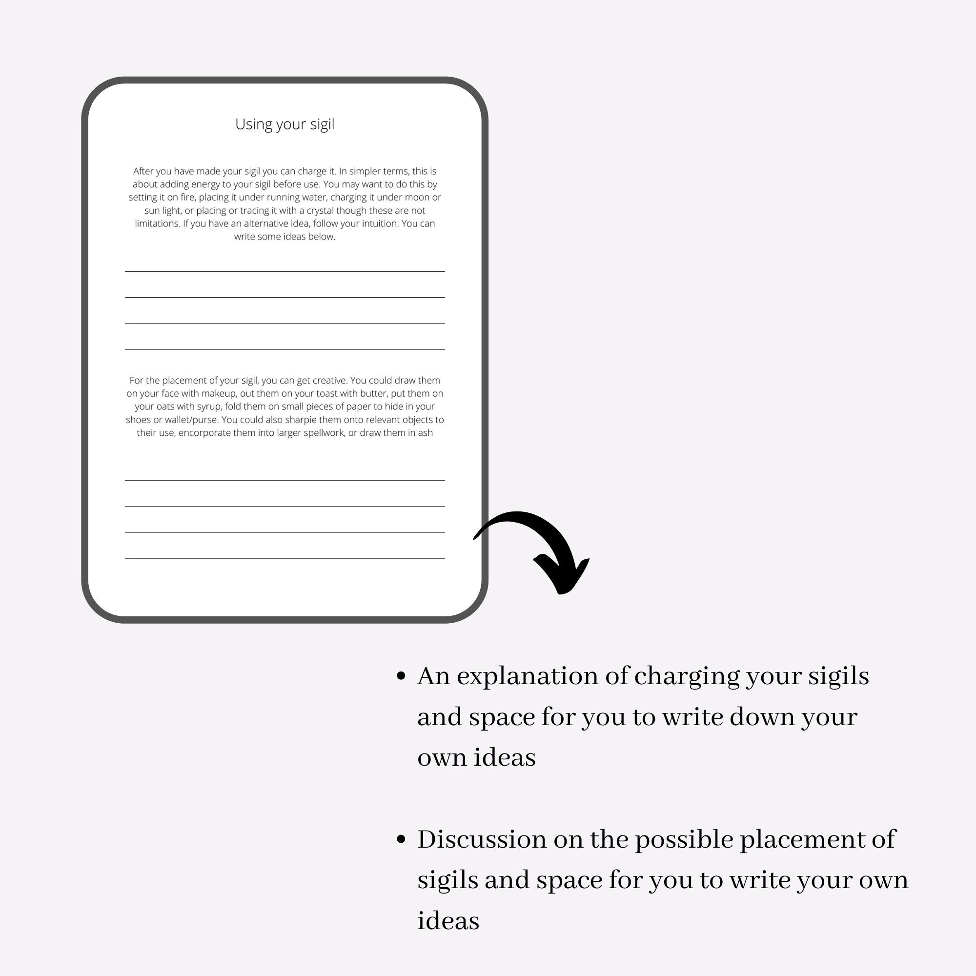 Sigil Guide and Planner Learn How to Create Sigils - Etsy UK