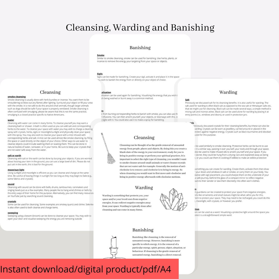 Cleansing Warding and Banishing, Beginners Guide to Protective Magic ...