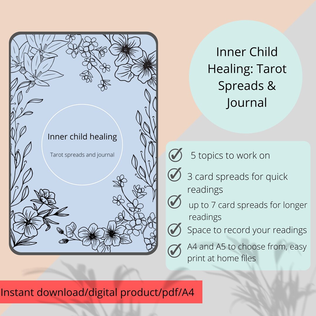 Tarot Spread Booklet and Journal / Record for Inner Child - Etsy