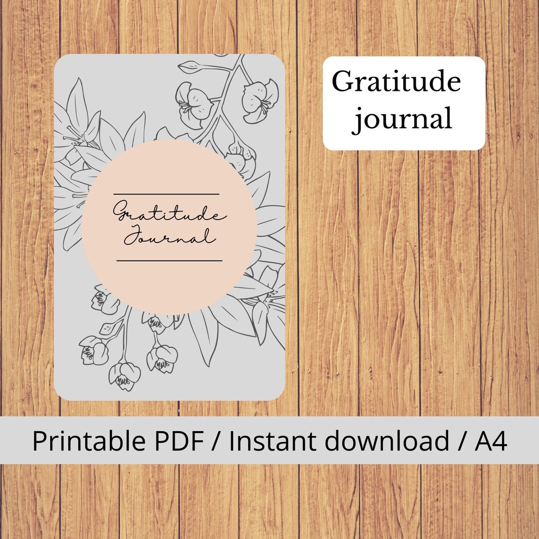Gratitude Journal Day/week/month View and End of Month - Etsy UK