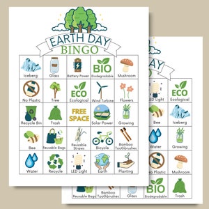 Earth Day Bingo Game | Student Earth Day Activities | Fun Earth Day ...