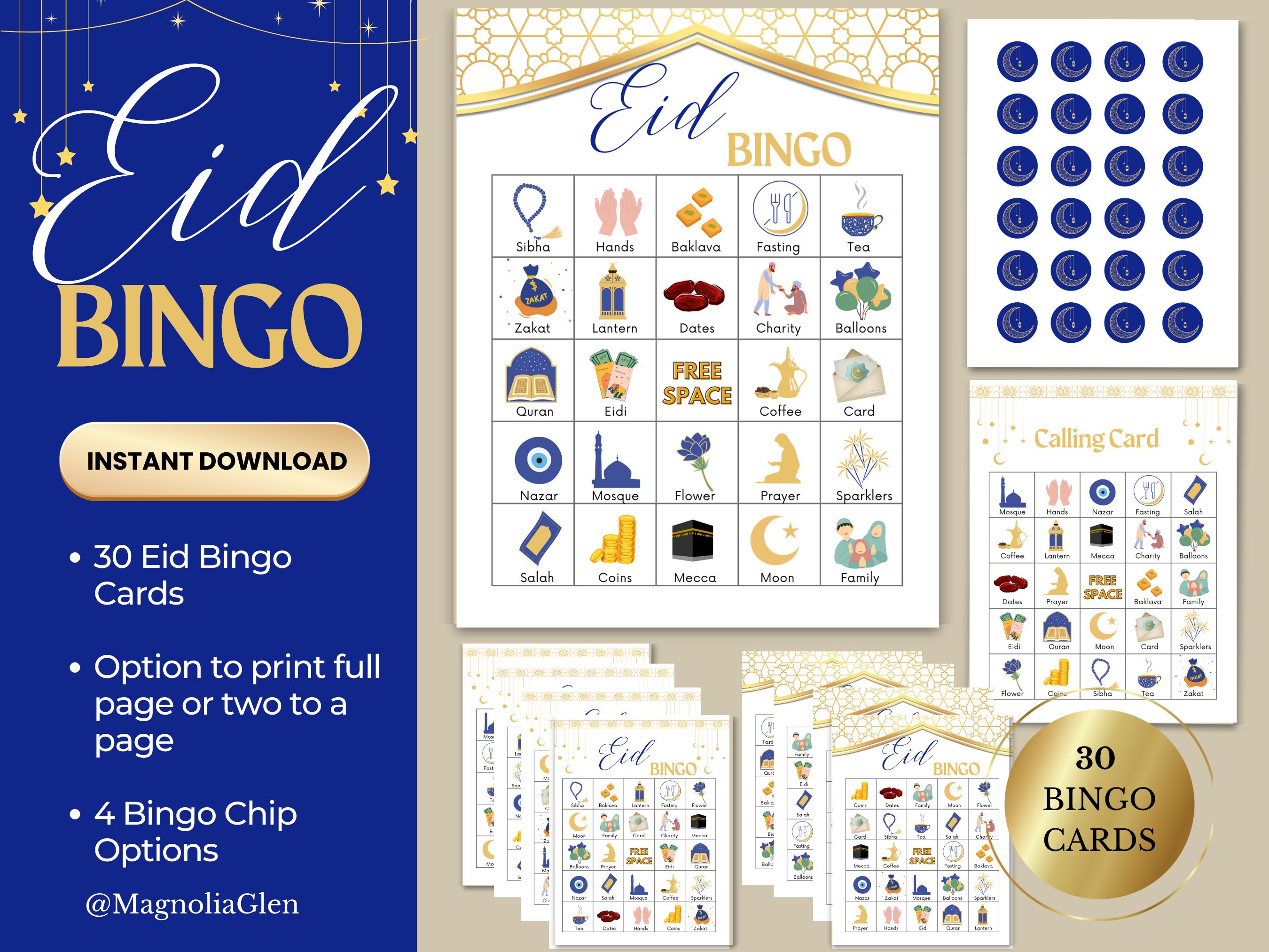 Eid Bingo, Eid Games, Ramadan Bingo, Ramadan Game, Eid Al Fitr Cards ...