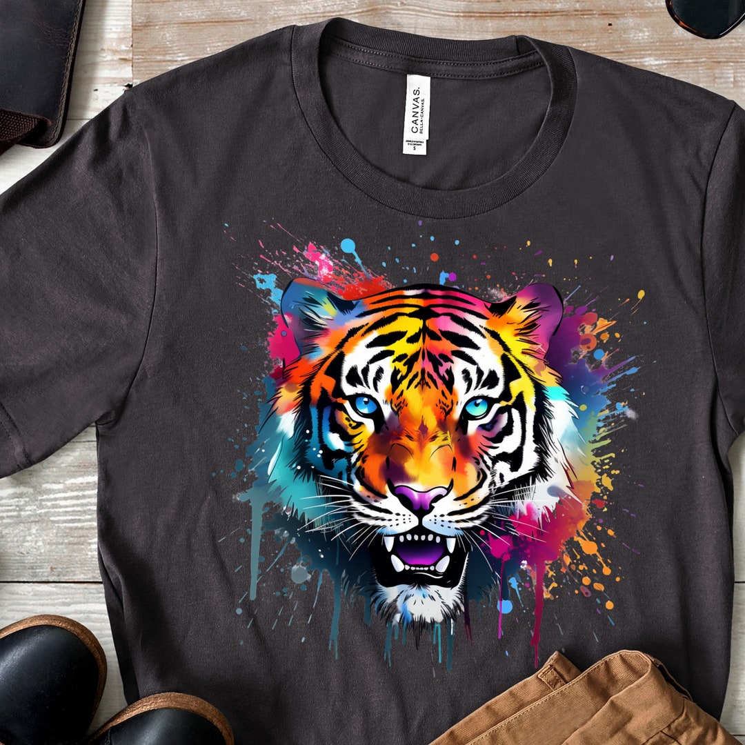 Tiger Png Sublimation Design, Watercolor Tiger, Graffiti Tiger, Tiger ...