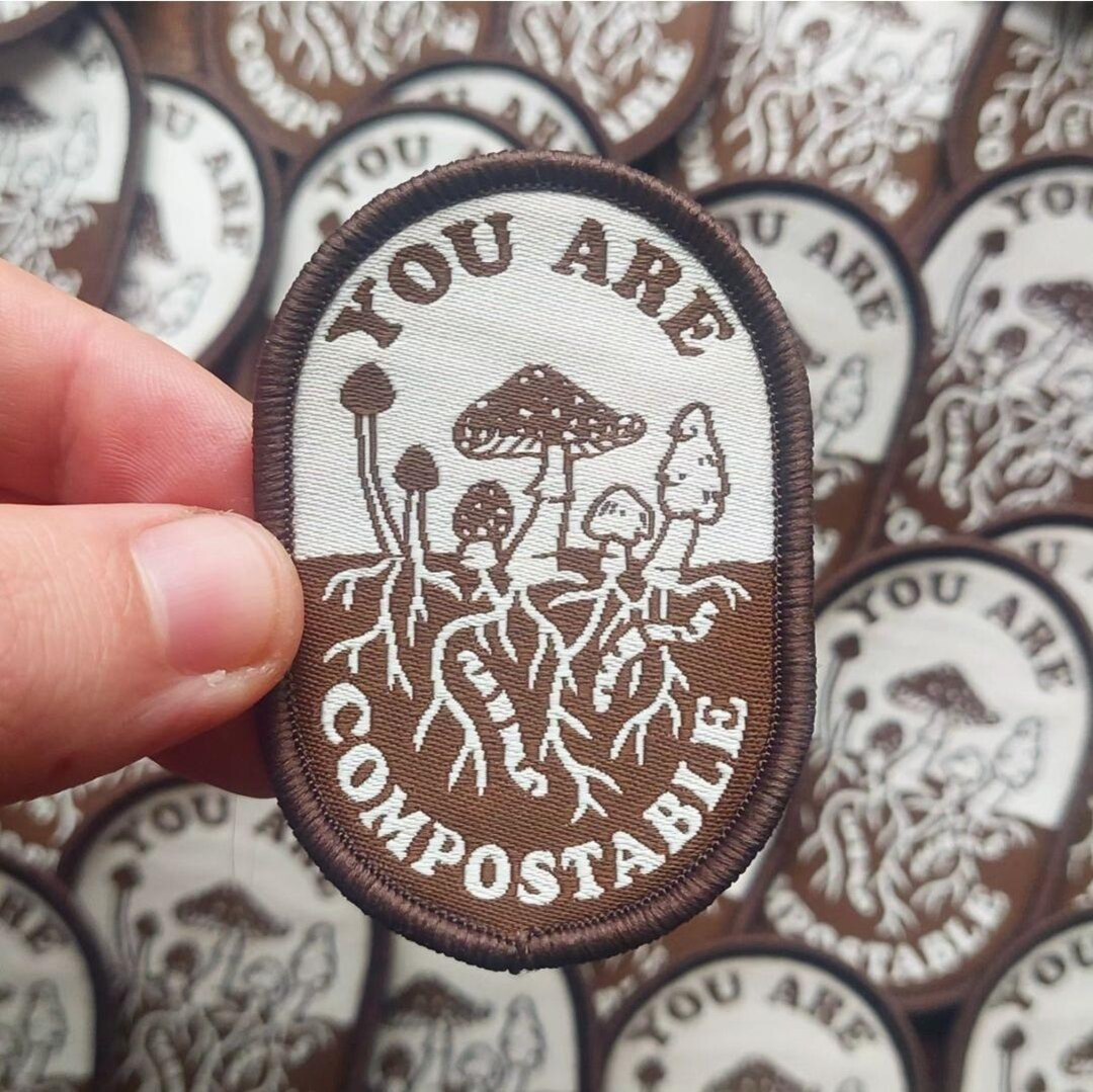 You Are Compostable Patch/sticker/pin - Etsy