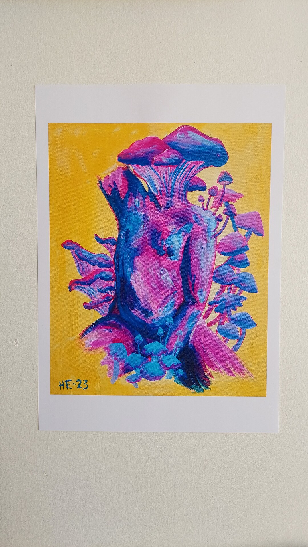 Trans Masc Body Mushroom Art Print A4 - Etsy