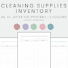 Cleaning Supply List Printable PDF | Cleaner Inventory Management ...