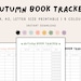 Autumn Book Tracker Printable, Book List Tracker, Reading Tracker, Book ...