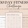 30 Day Wellness Challenge Printable, 30 Day Challenge, 30 Day Tracker ...