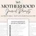 Motherhood Journal Printable, New Mom Journal, Journaling Prompts ...