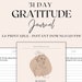 31 Day Gratitude Journal Printable Daily Journal Pages - Etsy