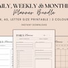 Ultimate Life Planner Printable Bundle, Minimalist Planner, Home ...