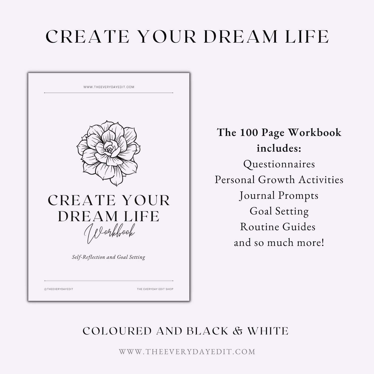 Self-reflection & Goal Setting Workbook, 2025 Goal Setting Workbook ...