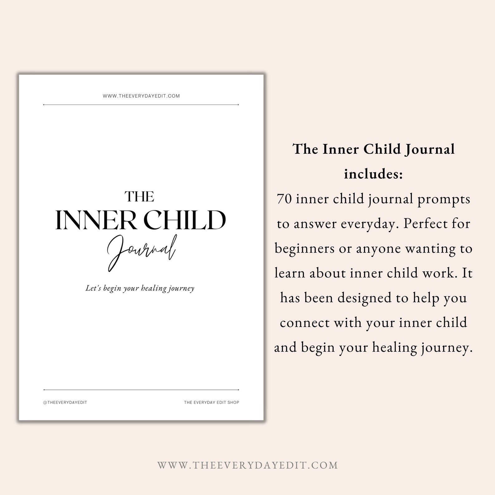 Self Development Journal Prompts Bundle, Printable Journaling Prompts ...