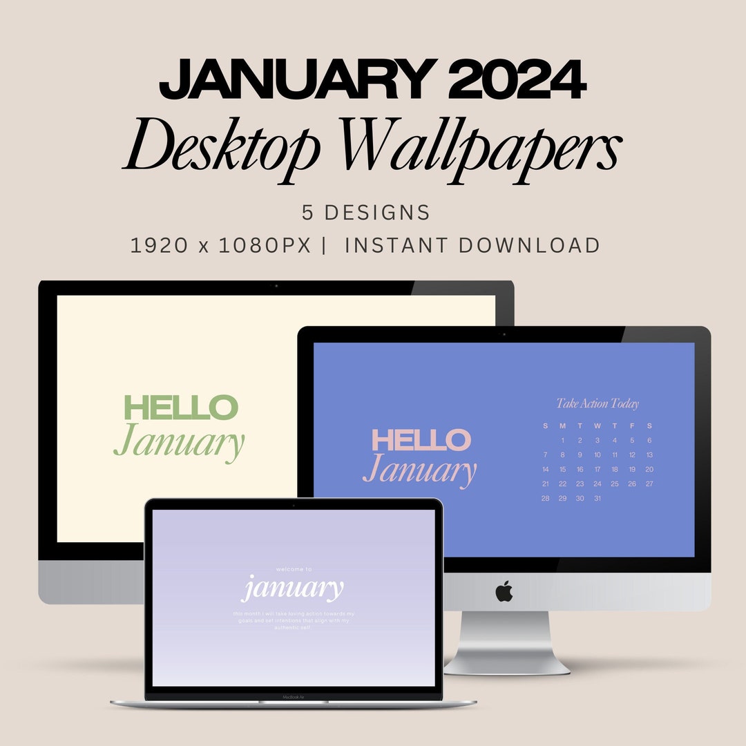 January 2024 Desktop Wallpaper, 2024 Calendar Desktop Wallpaper ...