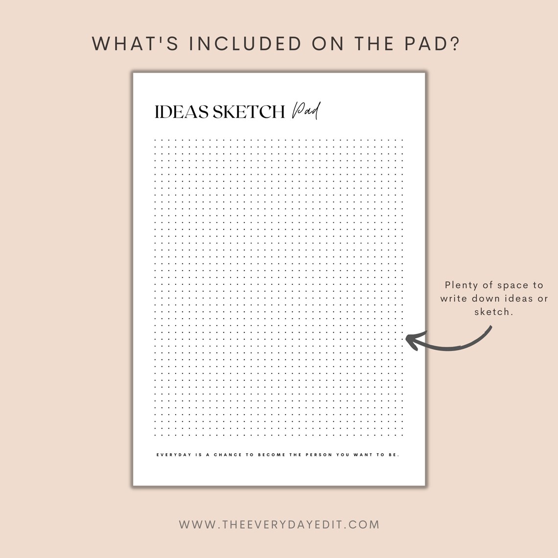 Ideas Sketch Pad Printable Sketch Sheet Printable Notes Page - Etsy