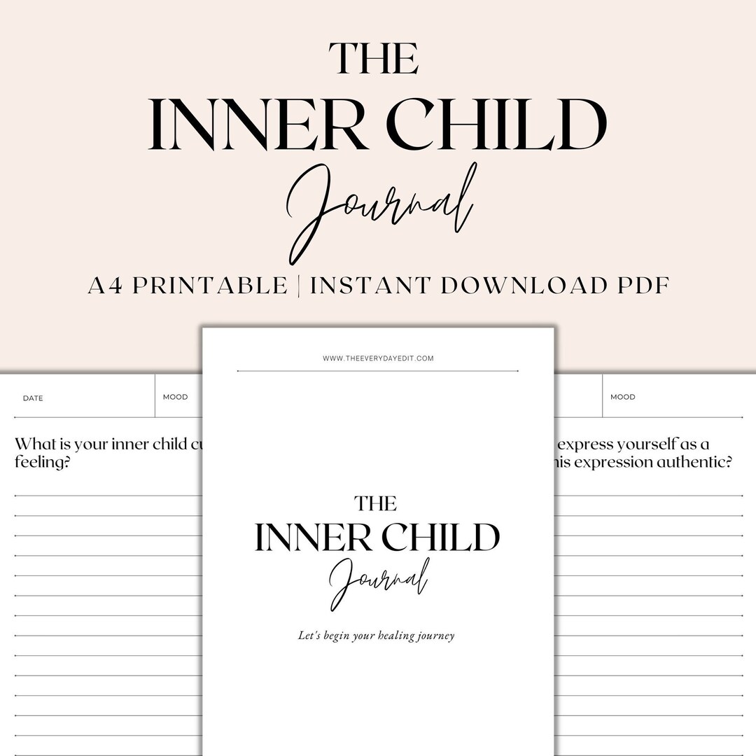 The Inner Child Journal Printable Inner Child Journaling - Etsy