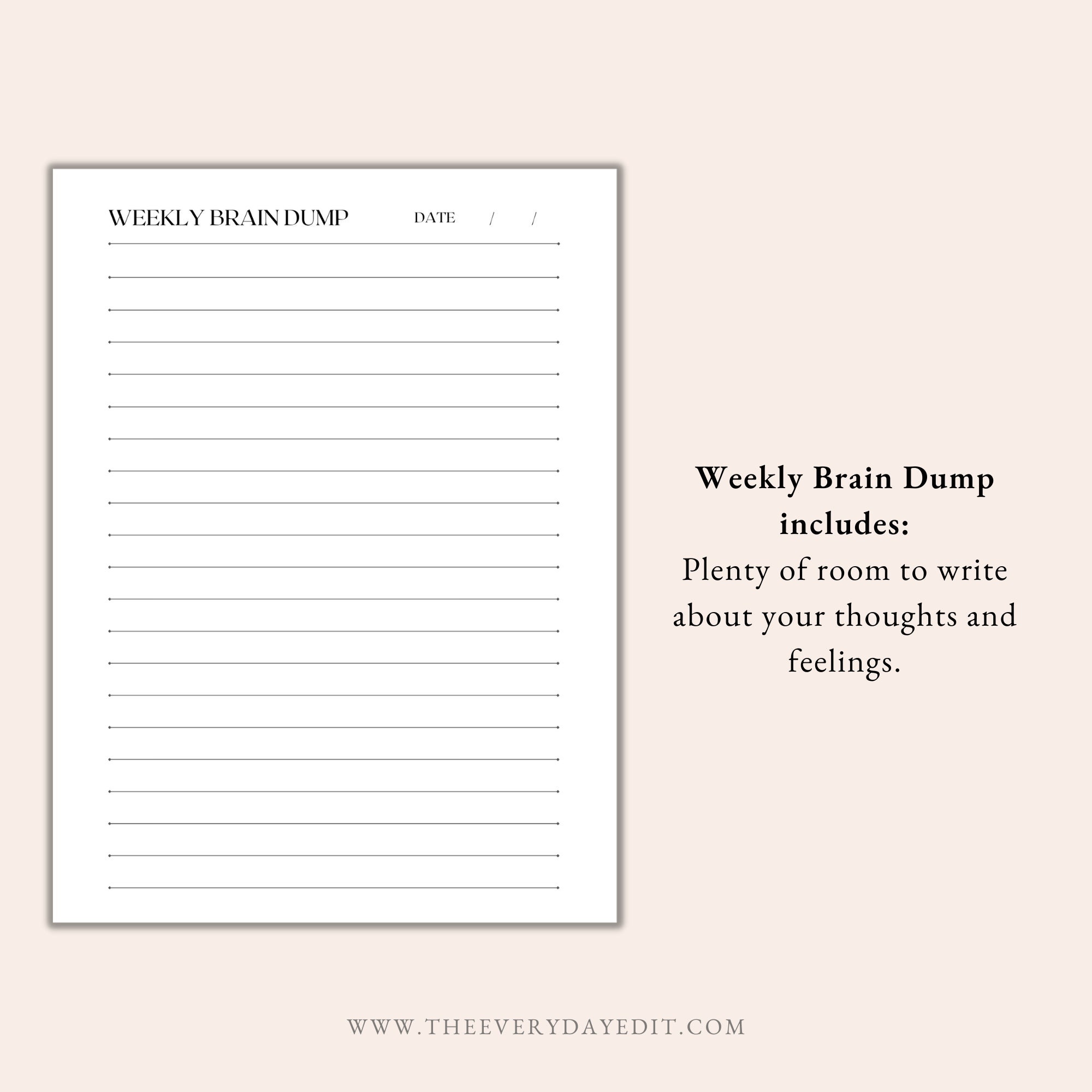 Weekly Journaling Pages Printable Weekly Journal Prompts - Etsy Australia