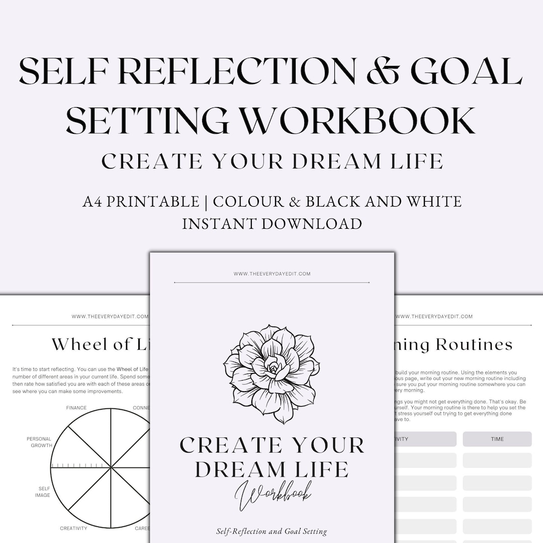 Self-reflection & Goal Setting Workbook, 2025 Goal Setting Workbook ...