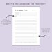 Tutorial Notes Tracker Printable, College Tutorial Notes, Lined Note ...
