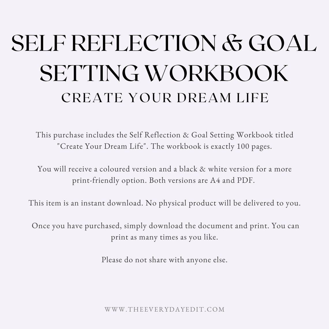 Self-reflection & Goal Setting Workbook, 2026 Goal Setting Workbook ...