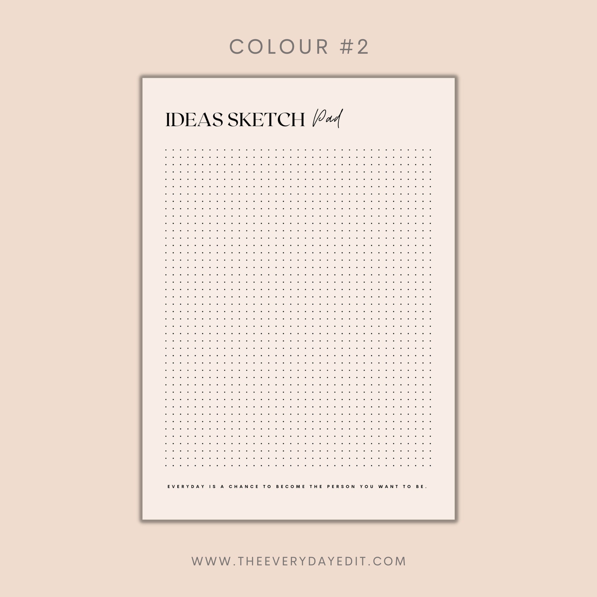 Ideas Sketch Pad Printable Sketch Sheet Printable Notes Page - Etsy