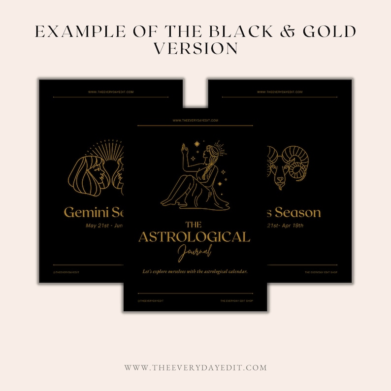 The Astrological Journal Printable, Astrology Journal Prompts, Shadow ...