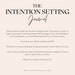 The Intention Setting Journal Printable, Daily Journaling Prompts ...