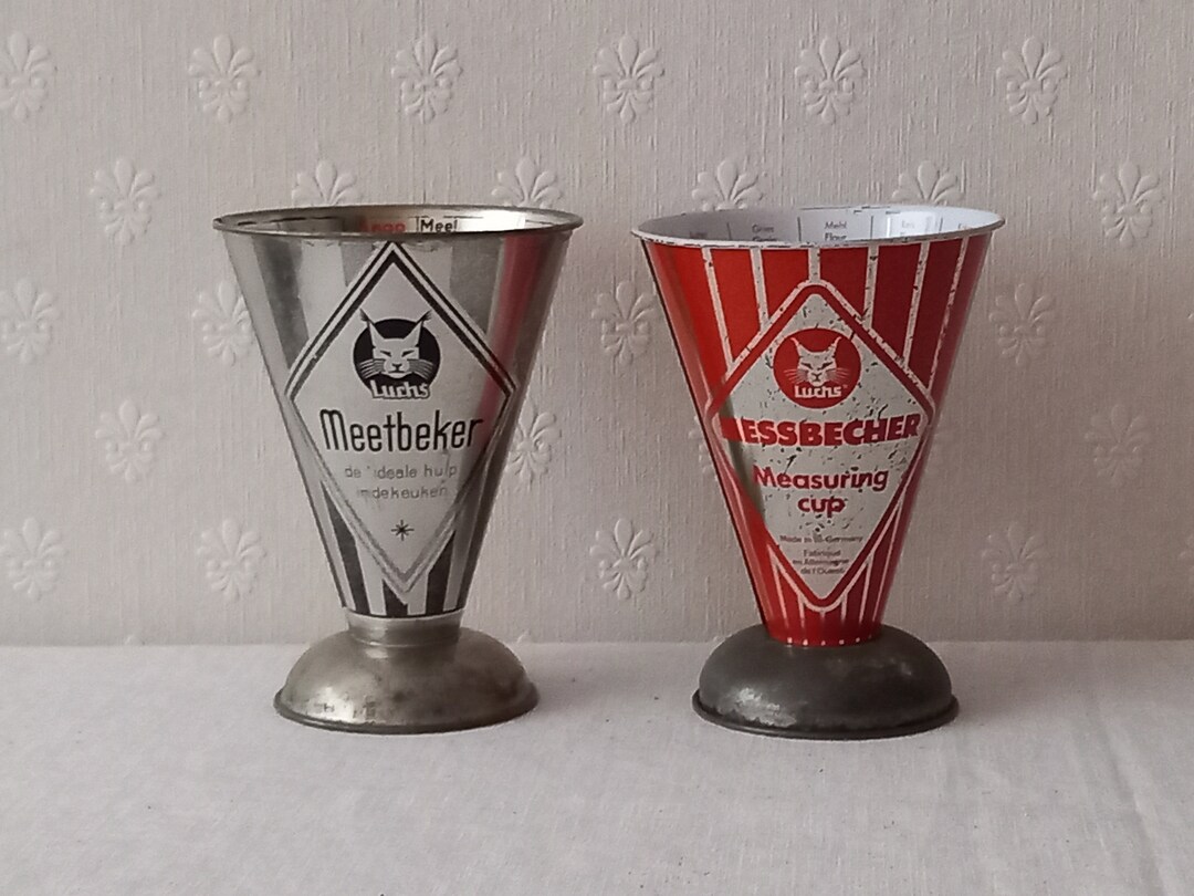 1 X Vintage Metal Measuring Cup. 1950's Luchs Meetbeker /vintage ...