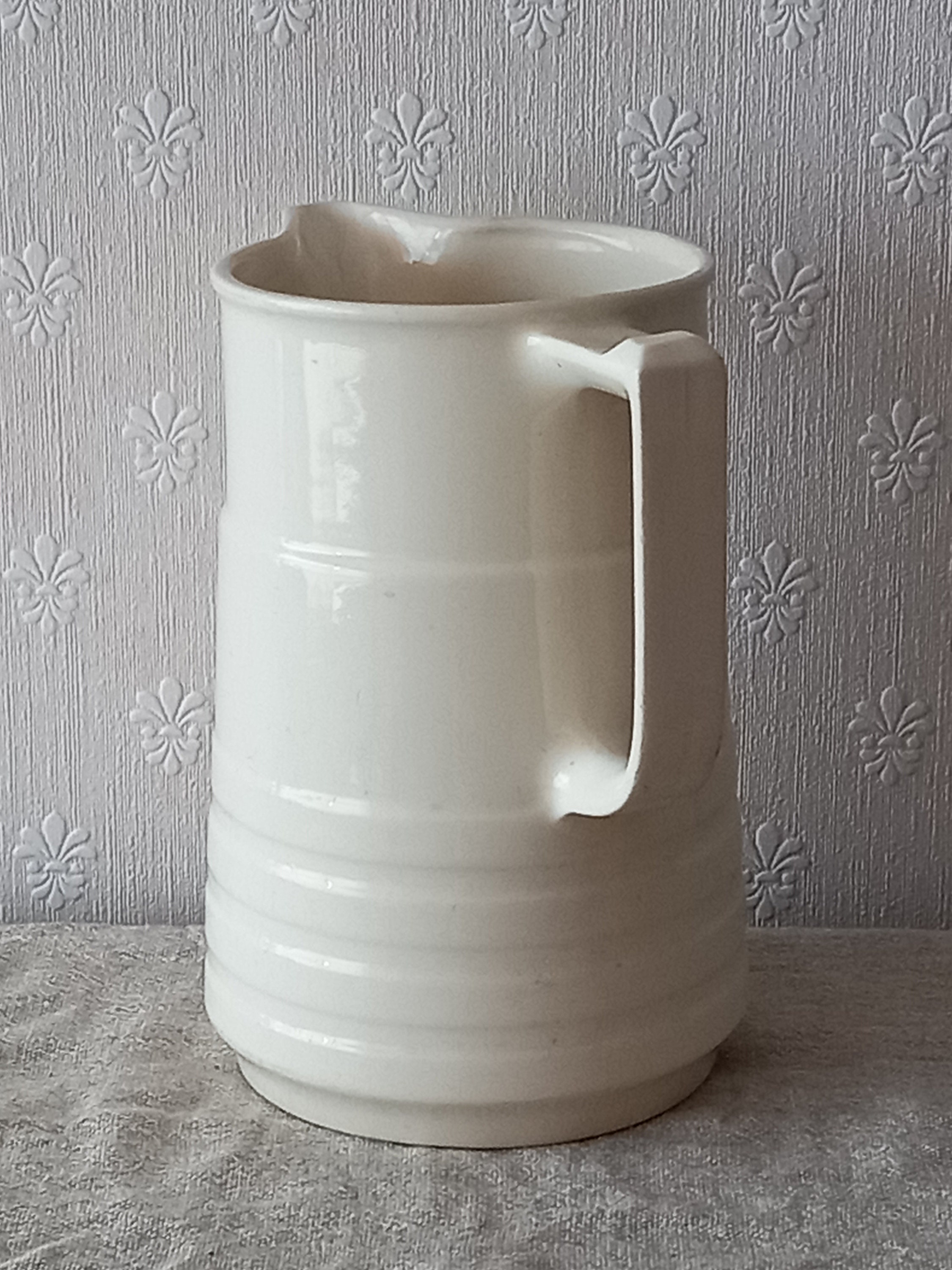 Vintage Dutch Creamware Jug Vintage Banded Pattern Jug - Etsy