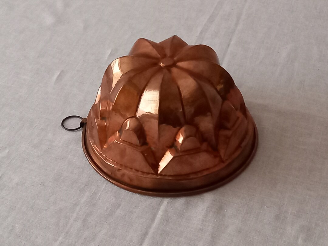 Vintage Copper Cake/pudding Mold B, Copper Mold, Wall Decoration ...