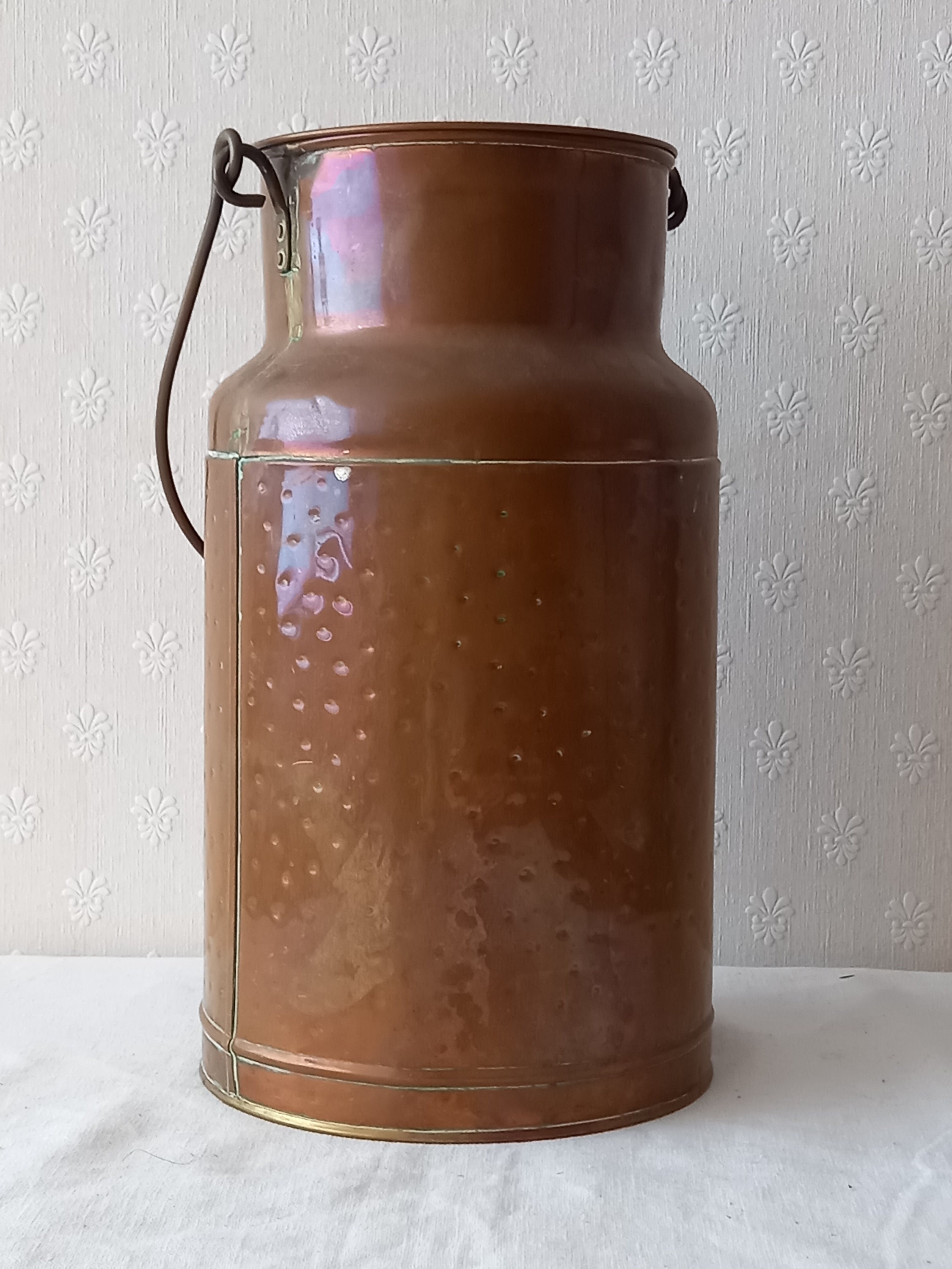 XL Cooper Milk Jug, Milk Container, Milk Carrier, Farmhouse Decor ...