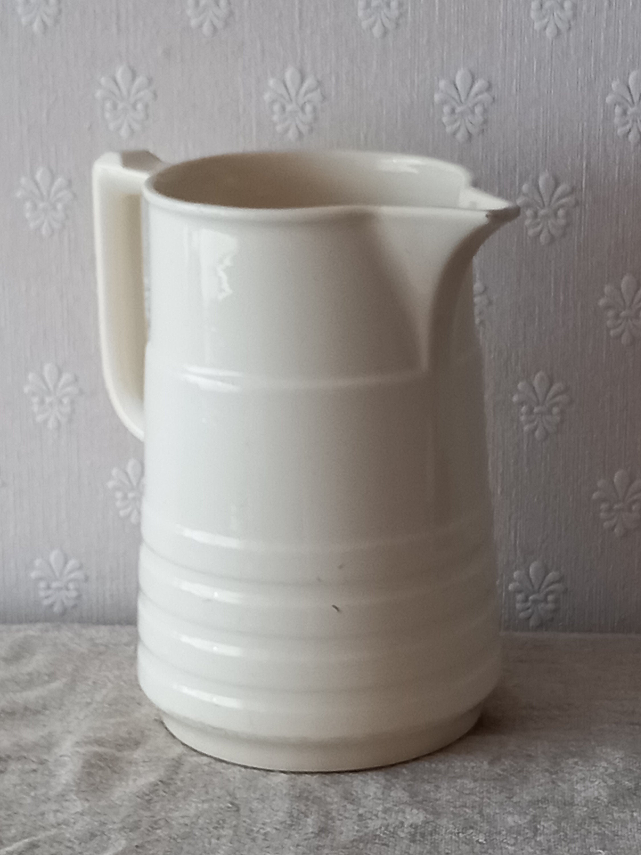 Vintage Dutch Creamware Jug Vintage Banded Pattern Jug - Etsy