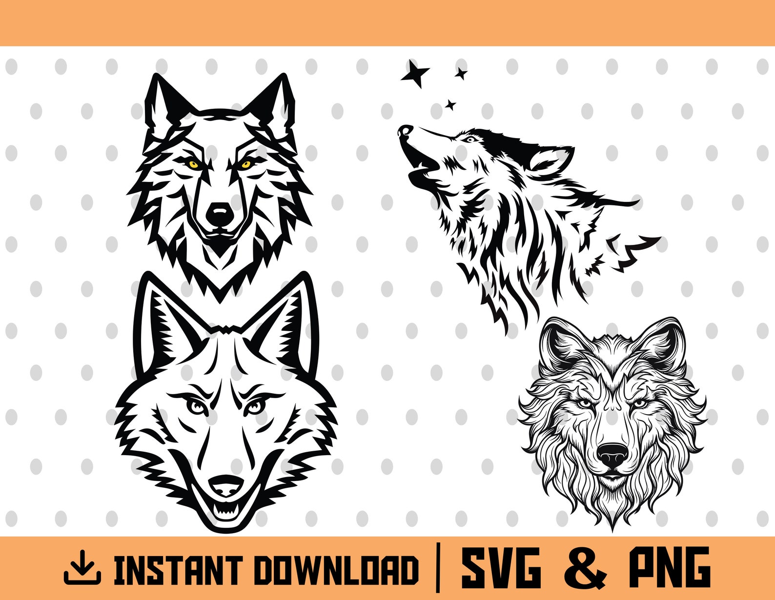 Coyote SVG Download, Coyote Mountain Cut File for Cricut Silhouette ...