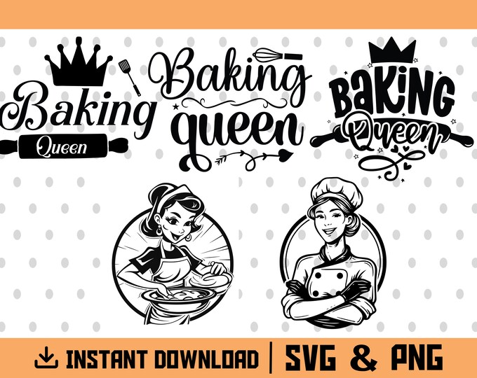 Baking Quotes Svg Bundle, Funny Baking Svg, Baking Queen Svg, Cricut ...