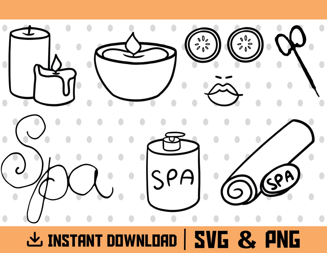 Spa Day, Girls Spa Trip SVG and PNG, Spa Birthday SVG, Girls Spa Day ...