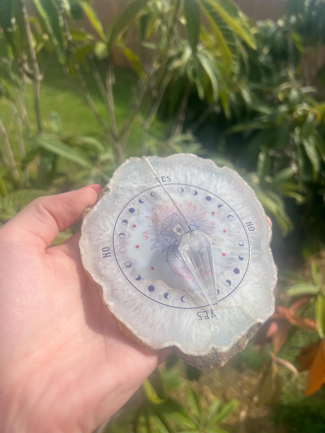 Yes / No Grid With Quartz Pendulum Explore the Power of Decision Making ...