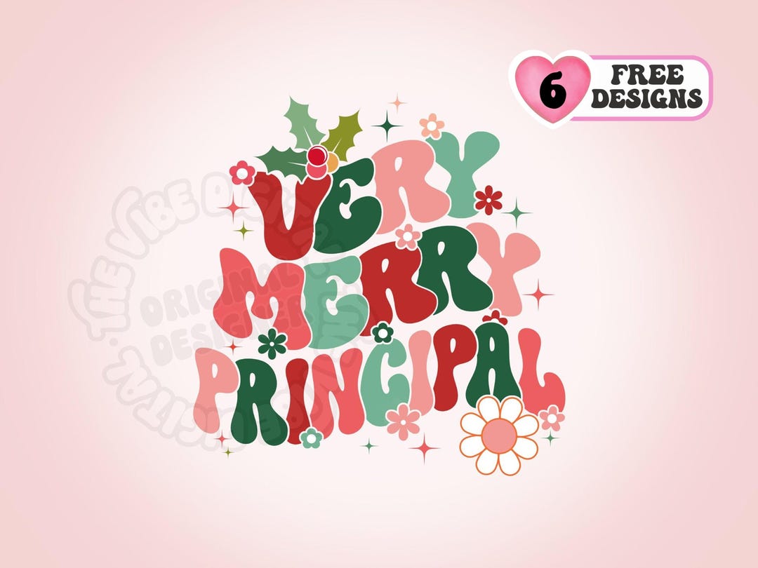 Very Merry Principal Christmas Png Principal Svg Principal Png ...