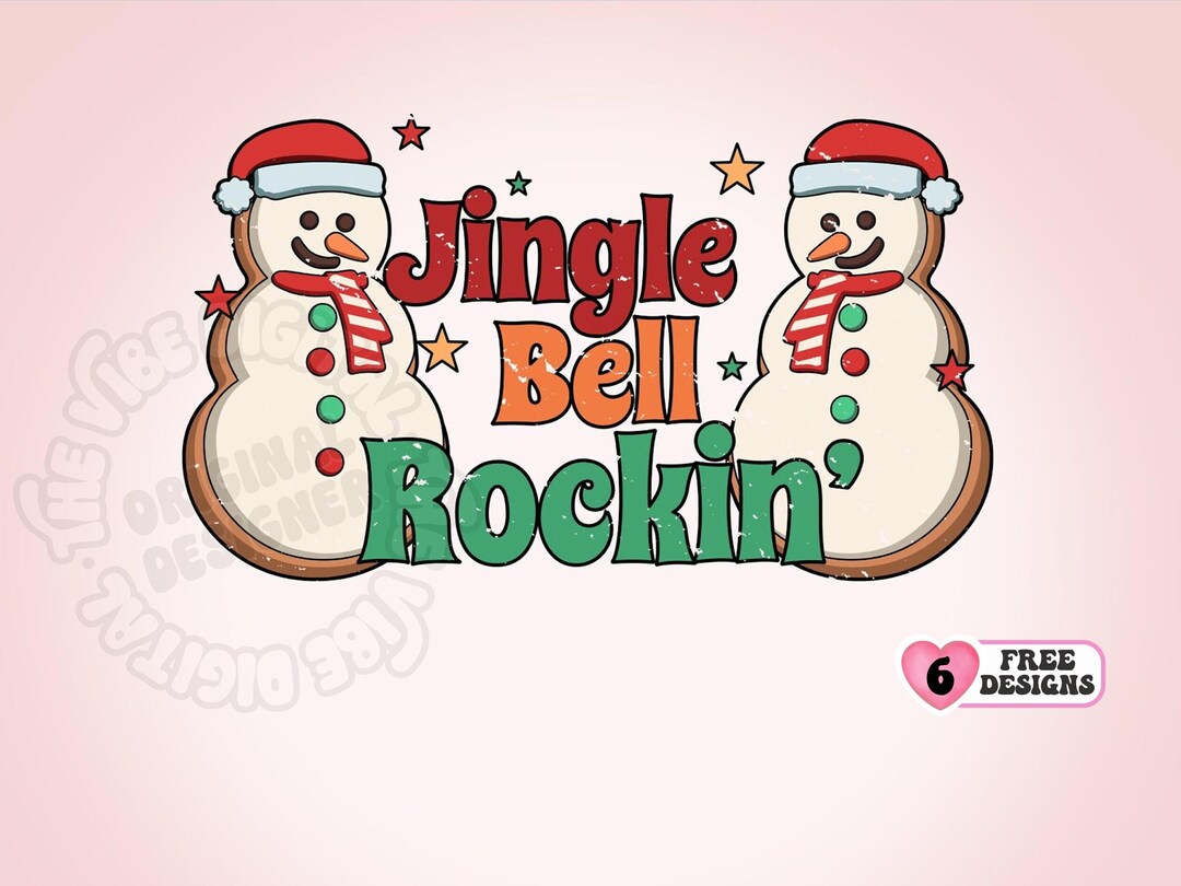Jingle Bell Rockin PNG Sublimation Design Holiday Svg Winter Svg ...