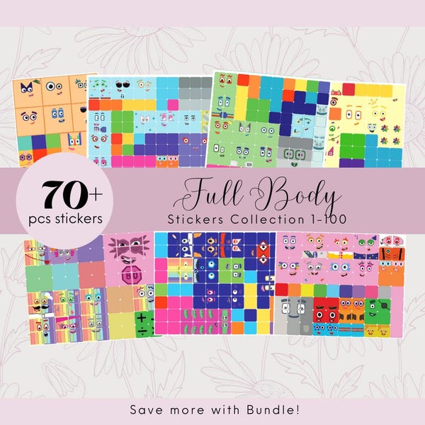 Numberblocks Mathlink Cubes 31 40 - Etsy