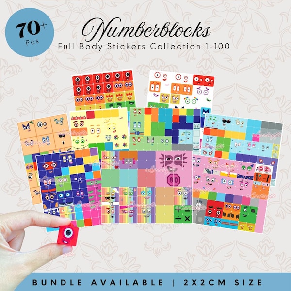 Numberblocks Mathlink Cubes 31 40 - Etsy