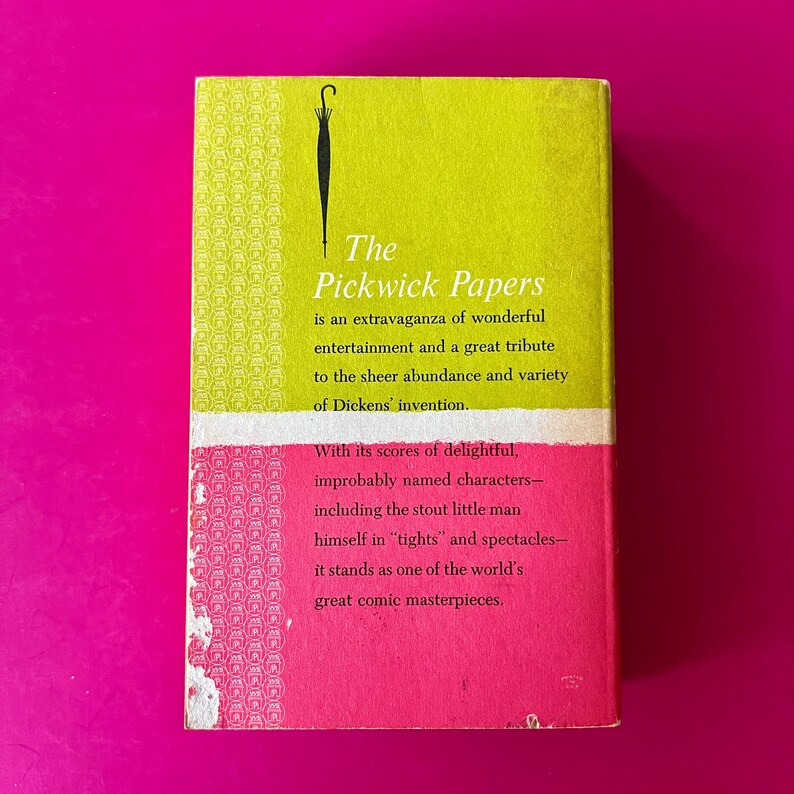 Charles Dickens - the Pickwick Papers (1960) - Etsy