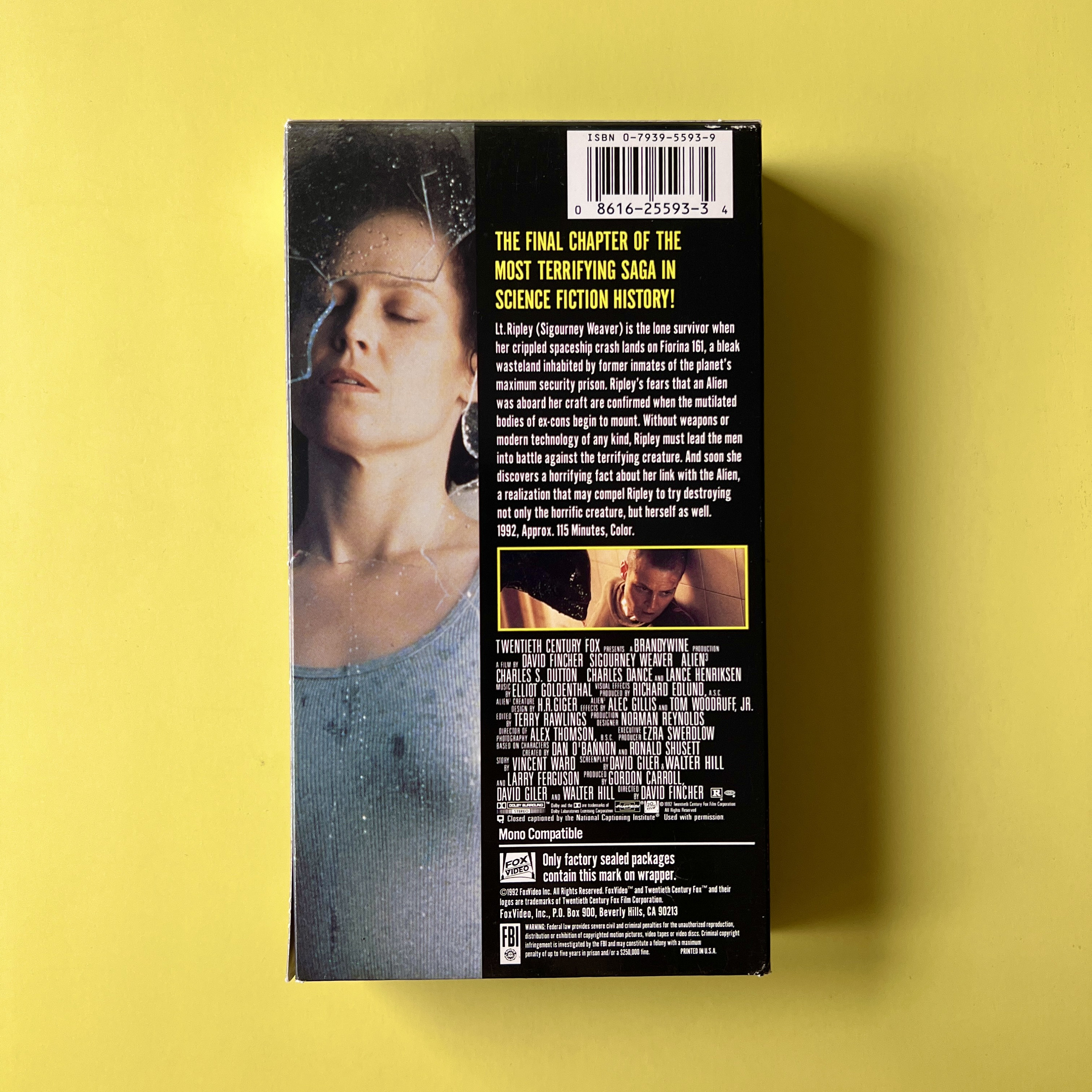 Alien 3 VHS Tape 1992 - Etsy