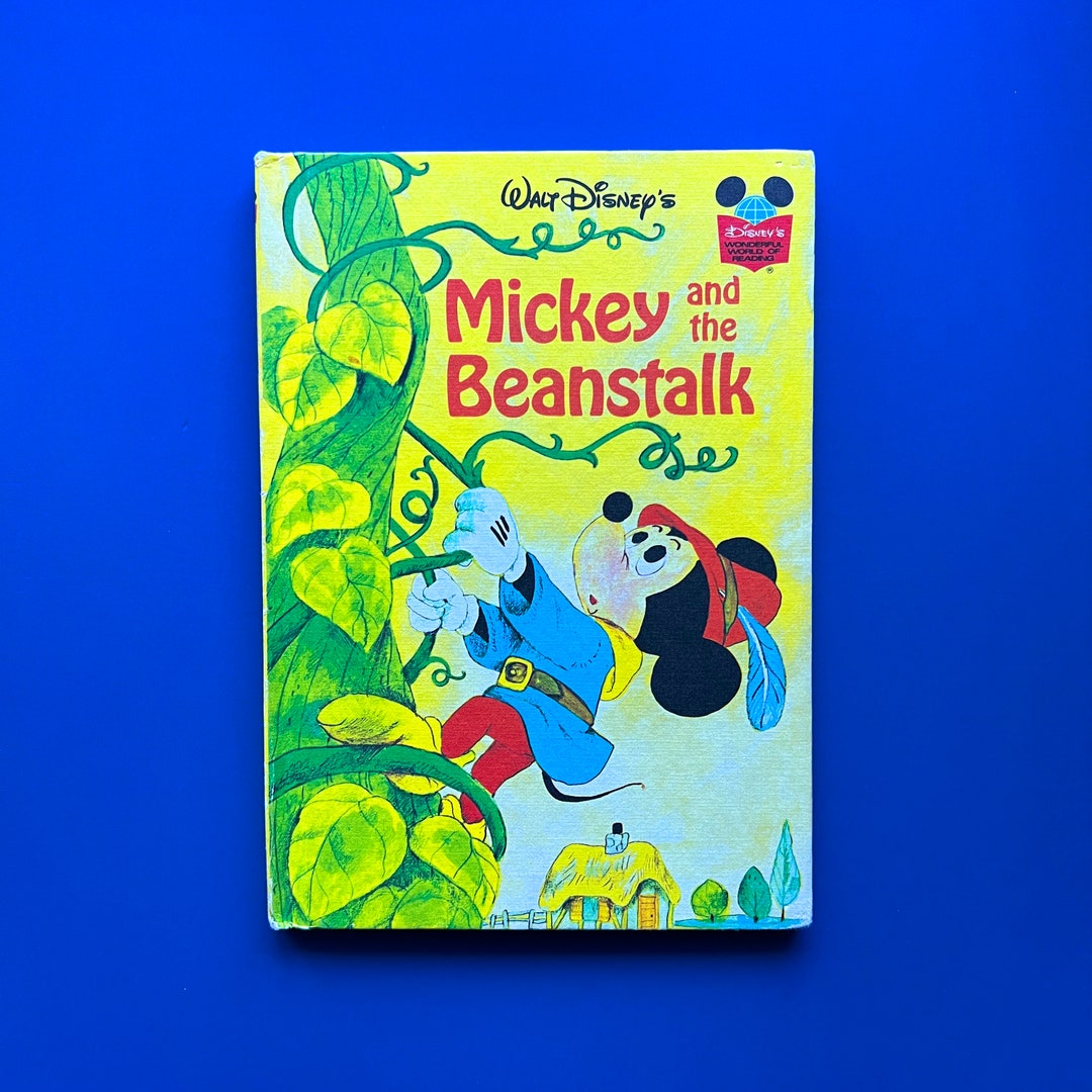 Mickey and the Beanstalk Disney Board Book 1973 - Etsy