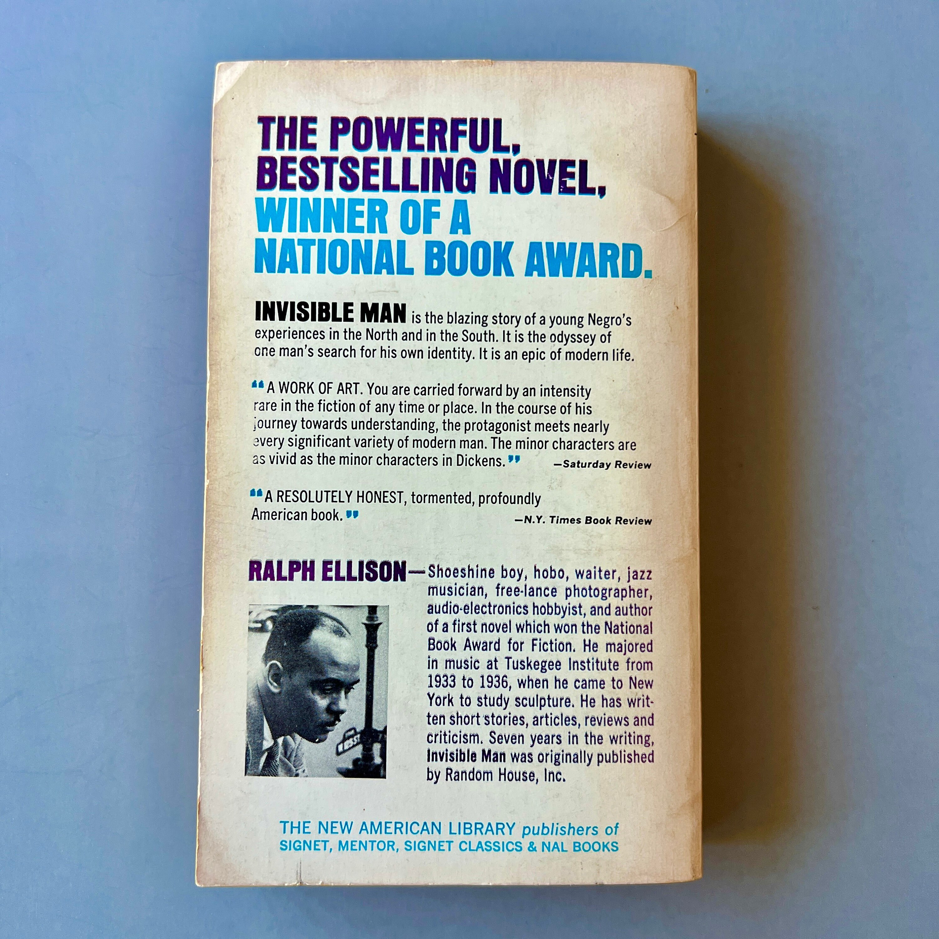 Ralph Ellison invisible Man 1952 - Etsy