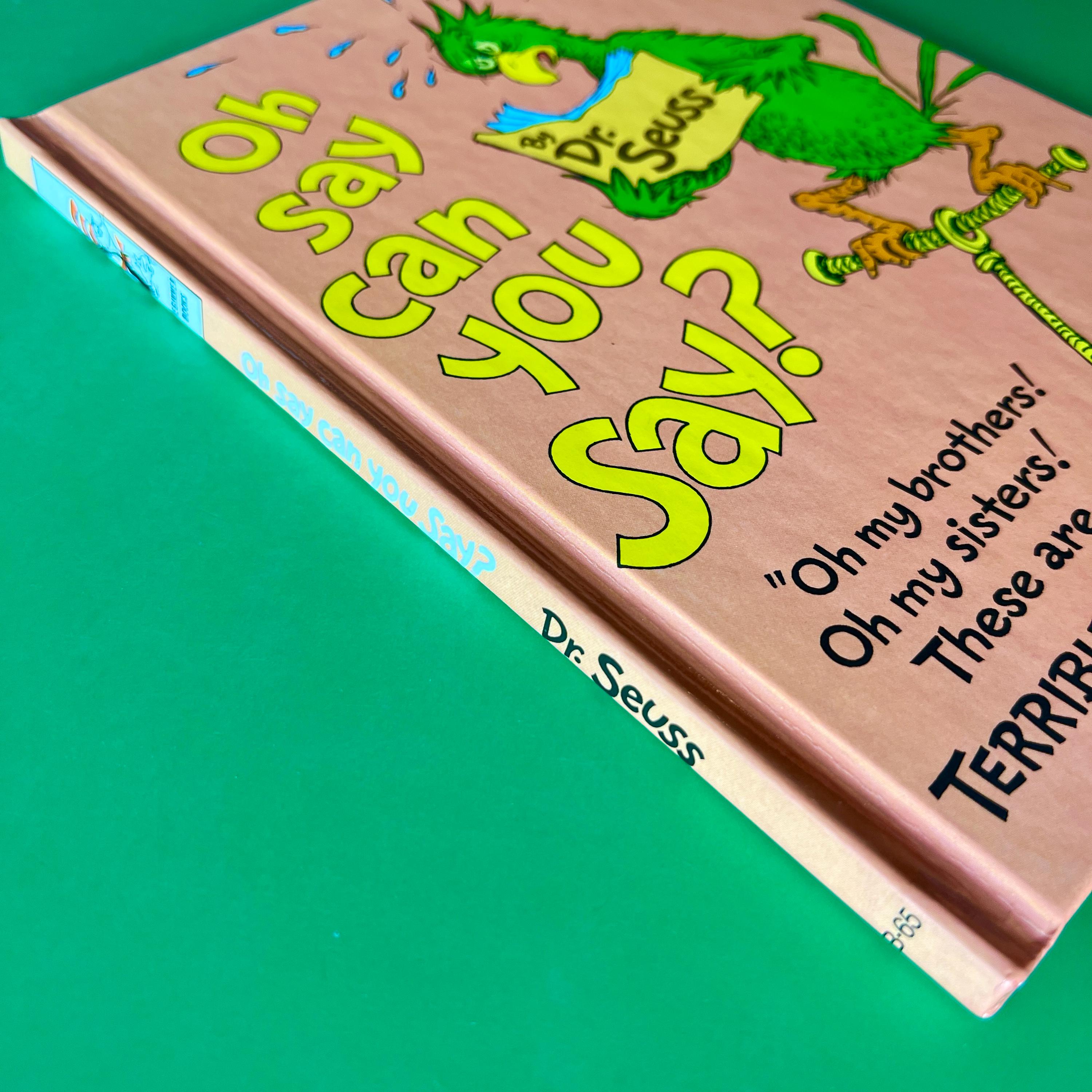 Dr. Seuss - Oh Say Can You Say? (1979) - Etsy