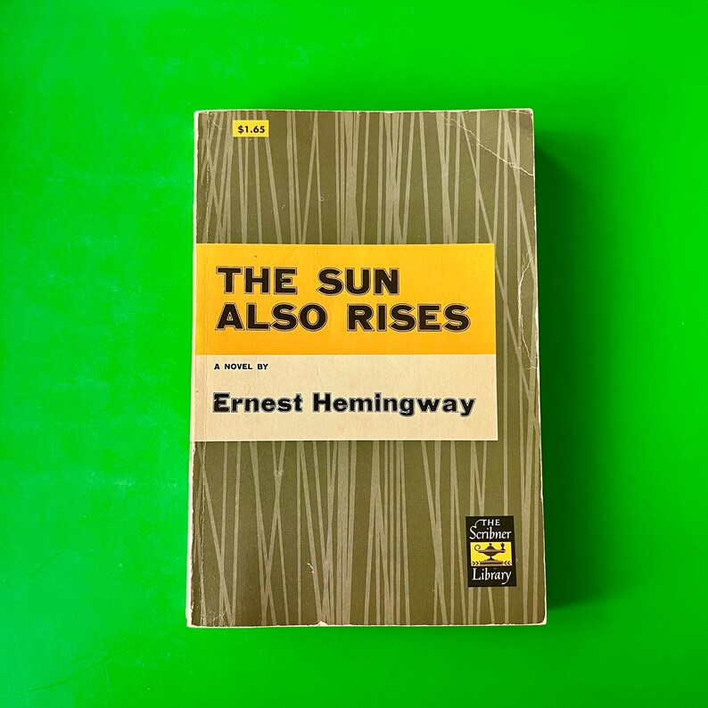 Ernest Hemingway - the Sun Also Rises (1954) - Etsy