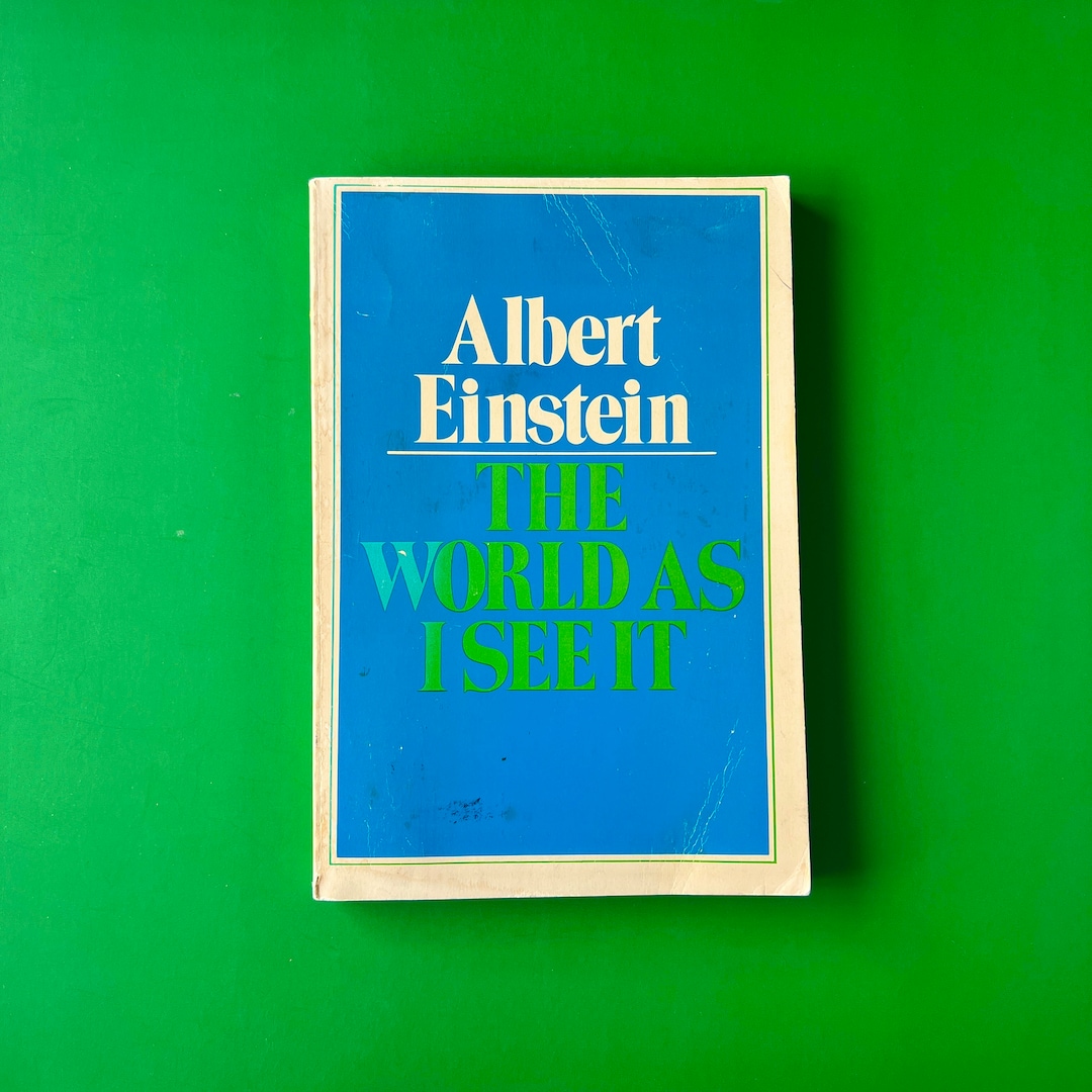 Albert Einstein the World as I See It 1979 - Etsy