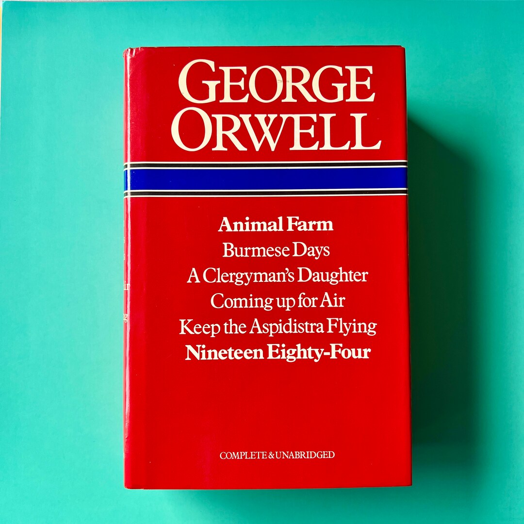 George Orwell 1984, Animal Farm, Burmese Days, and More 1980 - Etsy