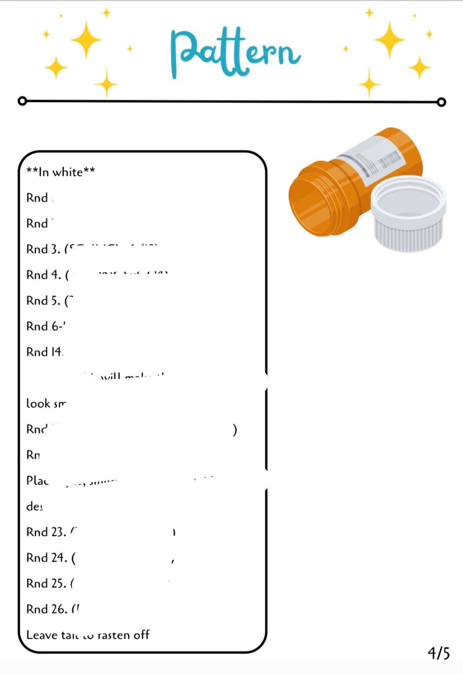 Take a Chill Pill! Crochet Pattern - Etsy