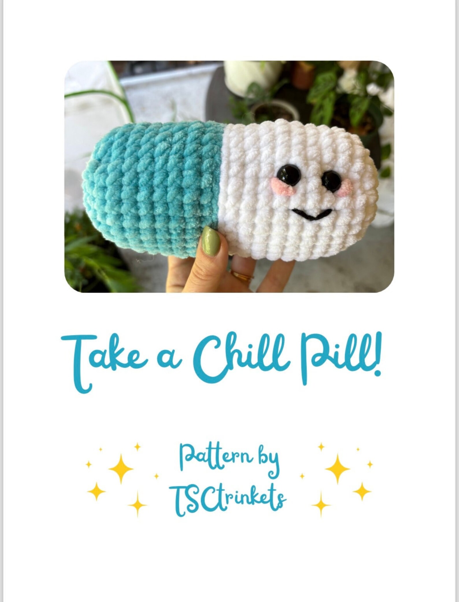 Take a Chill Pill! Crochet Pattern - Etsy